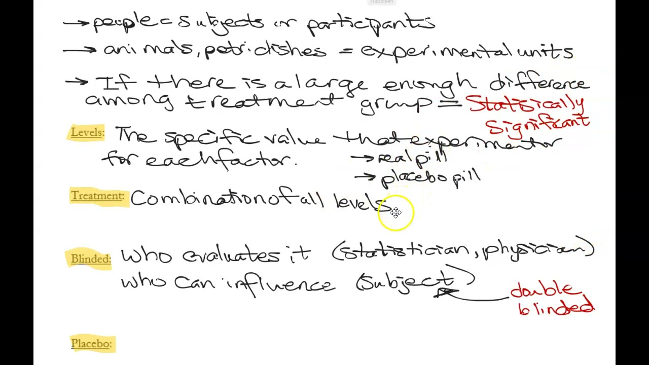 Chapter 12:  Experiments and Observational Studies