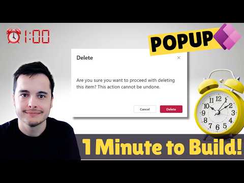 Error information Pop-Up | Power Apps Tools