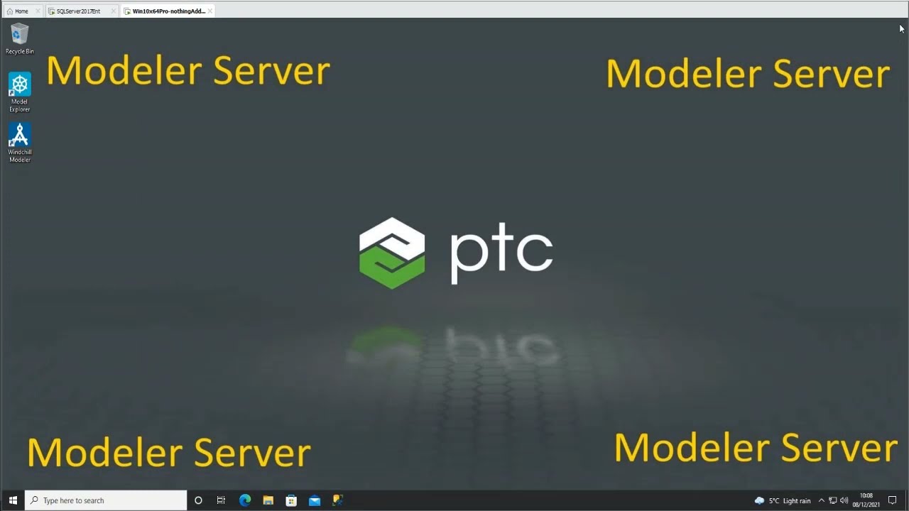 Installing Windchill Modeler using a remote SQL server