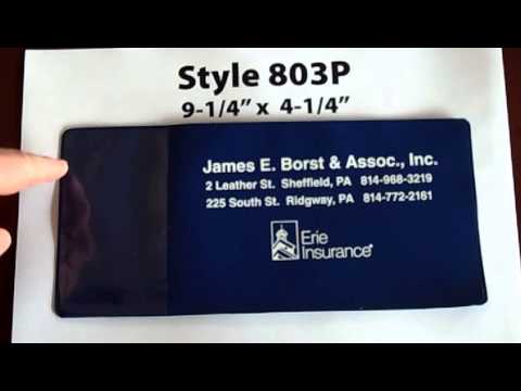 Marketing Munchy: Style 803P insurance card holder