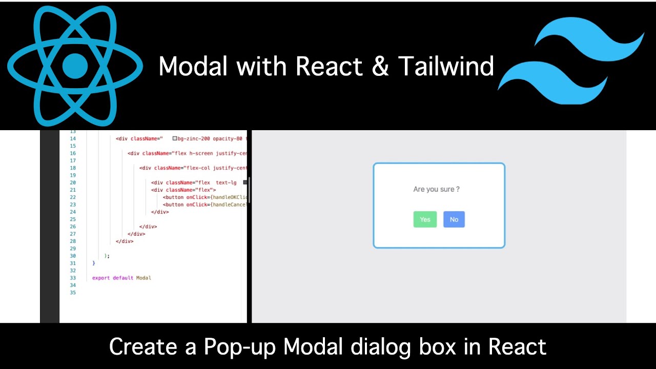 React Modal with Tailwind CSS