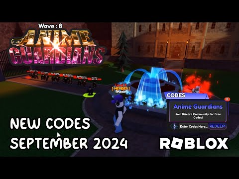 Roblox Anime Guardians New Codes September 2024