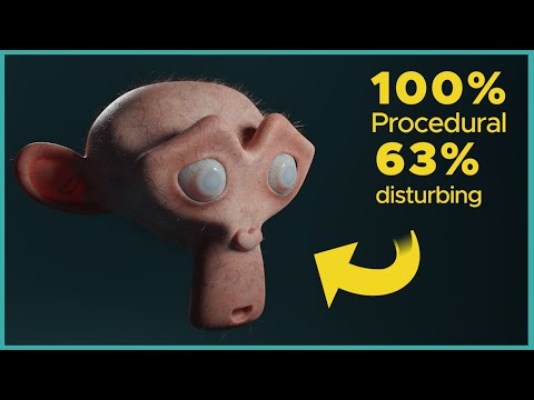 How I gave Suzanne human skin in Blender