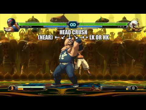 King of Fighters XIII | Team Kim: Raiden gameplay