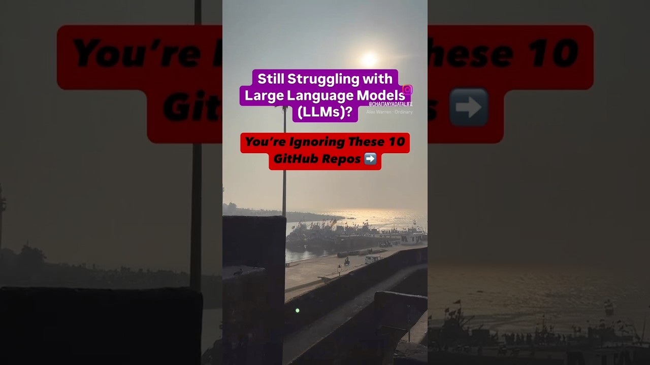 GitHub Repositories to Master Large Language Models