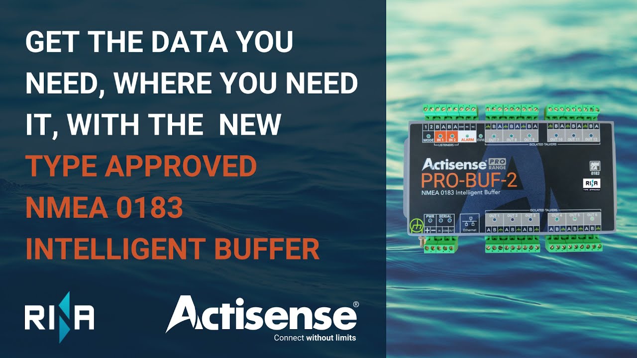 Introducing the Intelligent Type Approved NMEA Buffer by Actisense