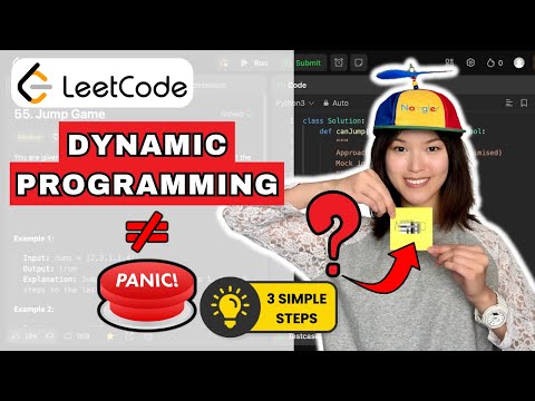 Leetcode Dynamic Programming - 3 simple steps to solve any DP problems