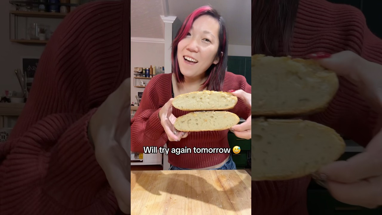 Not all our firsts are a success 😅🥖 #sourdough #bakingfail #firsttime #breadmaking #bentonoods