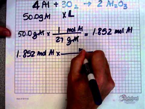 Chemistry - stoichiometry - mass volume problems