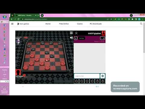 MSN GAMES: Checkers part 1