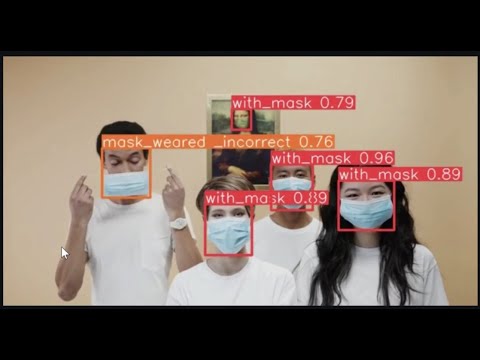 Face Mask Detector with Computer Vision - YOLOv8 - Streamlit - Roboflow