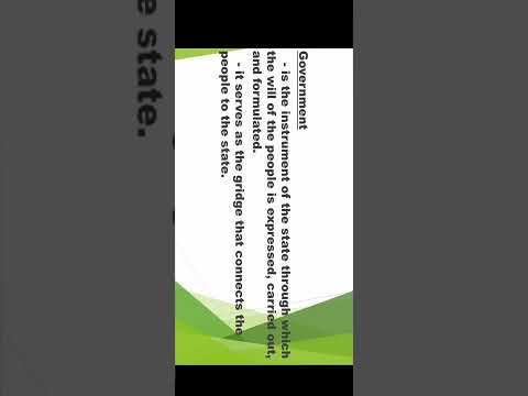 MODULE 1: THE CONCEPTS OF POLITICS & GOVERNANCE (PPG)