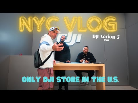 Exploring NYC + Visiting DJI’s Only U.S. Store (DJI Action 5 Pro Vlog)