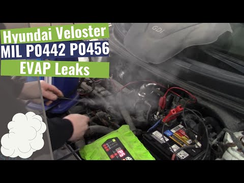 Hyundai Veloster: EVAP Leak P0456 & P0442
