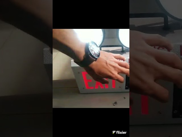 Emergency Exit Lights - BIS 10322 Industrial Emergency Exit BIS ...