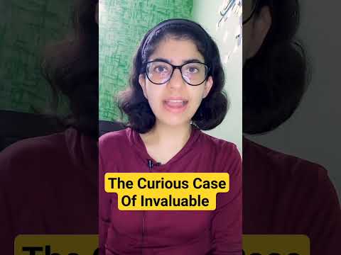 The Curious Case Of Invaluable | What is it & usage #english #meaning #shorts