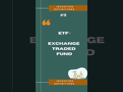 ETF :Exchange Traded Fund