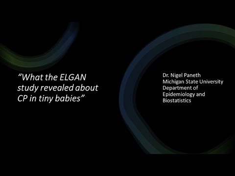 What the ELGAN study revealed about CP in tiny babies