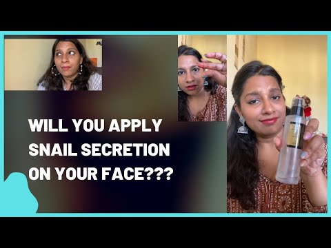 Does Snail mucin work? What is snail mucin, when to use it? | oily skin review