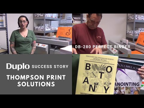 Duplo Success Story: Thompson Print Solutions