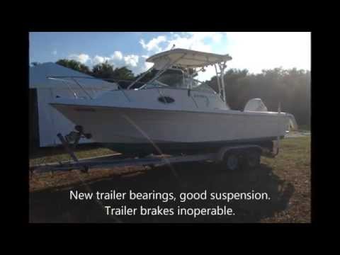 For sale 1998 Aquasport 215 Explorer walk around fishing boat! Offshore ready.