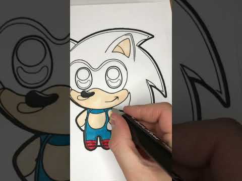 Baby Sonic Coloring Pages - How to Draw Baby Sonic - Sonic the hedgehog Coloring Pages