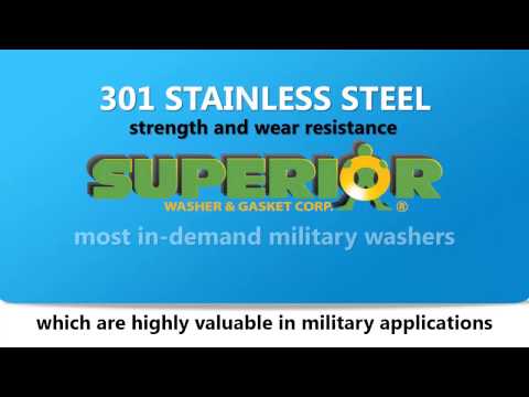 301 Stainless Steel Military Washers