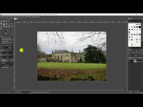Image editing: GIMP explainer 02 - Open an image, rotate it and crop it.