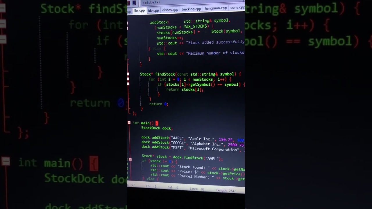 stock load c++ #codelife #coders #coderstokyo #codingninja #codemasters #codinglife #code #coding