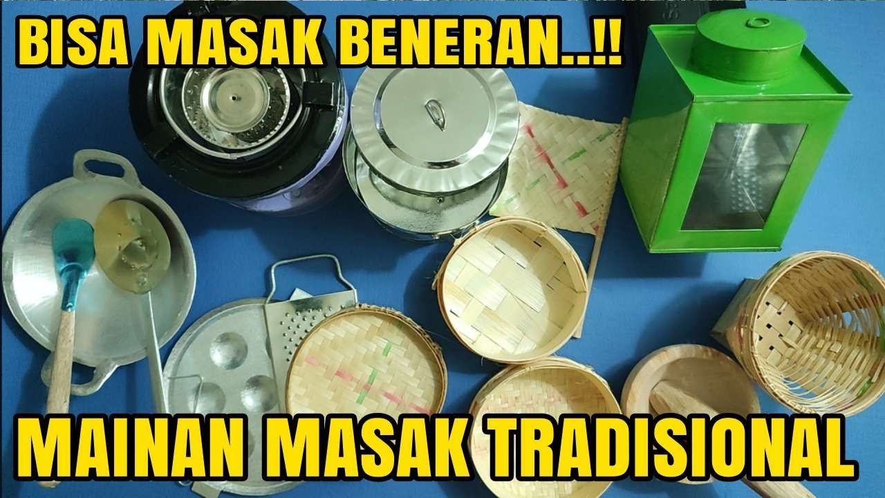 REVIEW MAINAN MASAK-MASAKAN TRADISIONAL‼️BISA MASAK BENERAN PAKAI KOMPOR MINYAK JADUL‼️