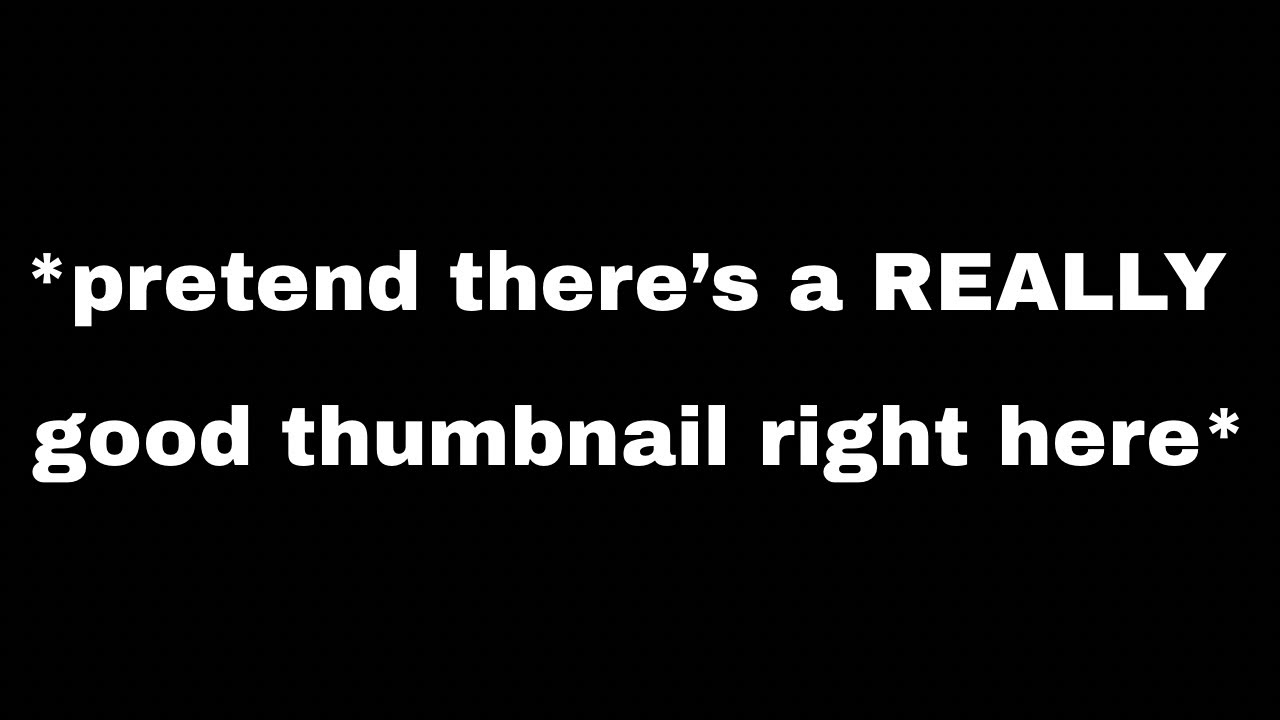 This video is about YouTube thumbnails