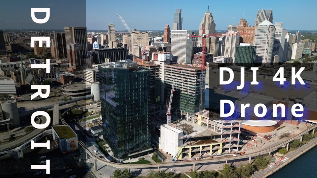 Welcome to Detroit from 400 feet above!! Is Detroit on the rebound??