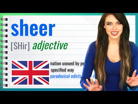 SHEER (C1 Advanced) Learn English Vocabulary
