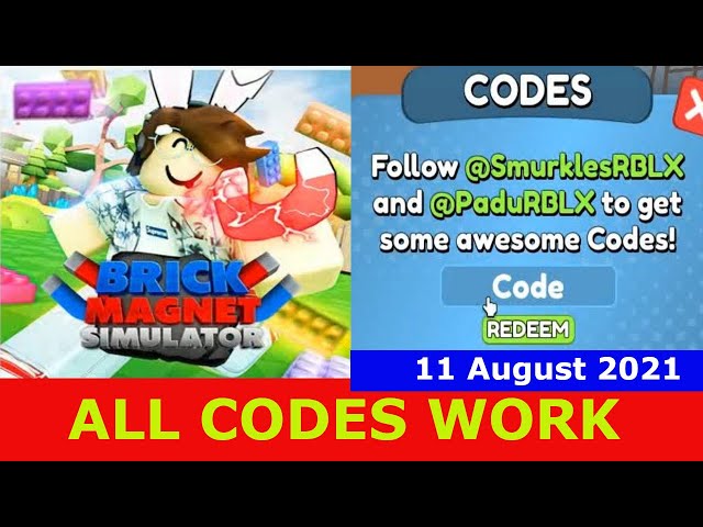 Roblox Brick Magnet Simulator codes (August 2023): Free rewards