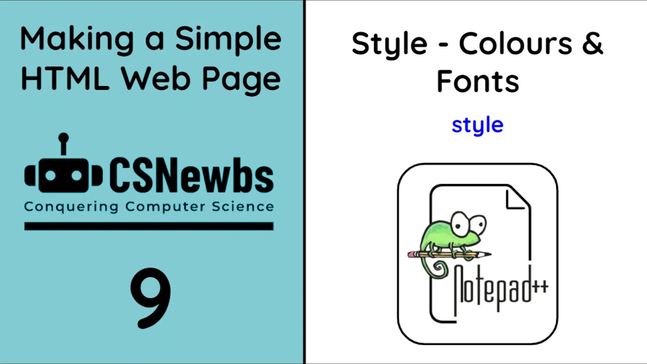 HTML Help 9 - Colours & Fonts