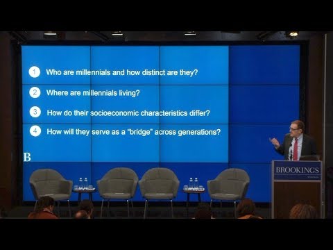 Bill Frey emphasizes the importance of millennials in closing generational gaps