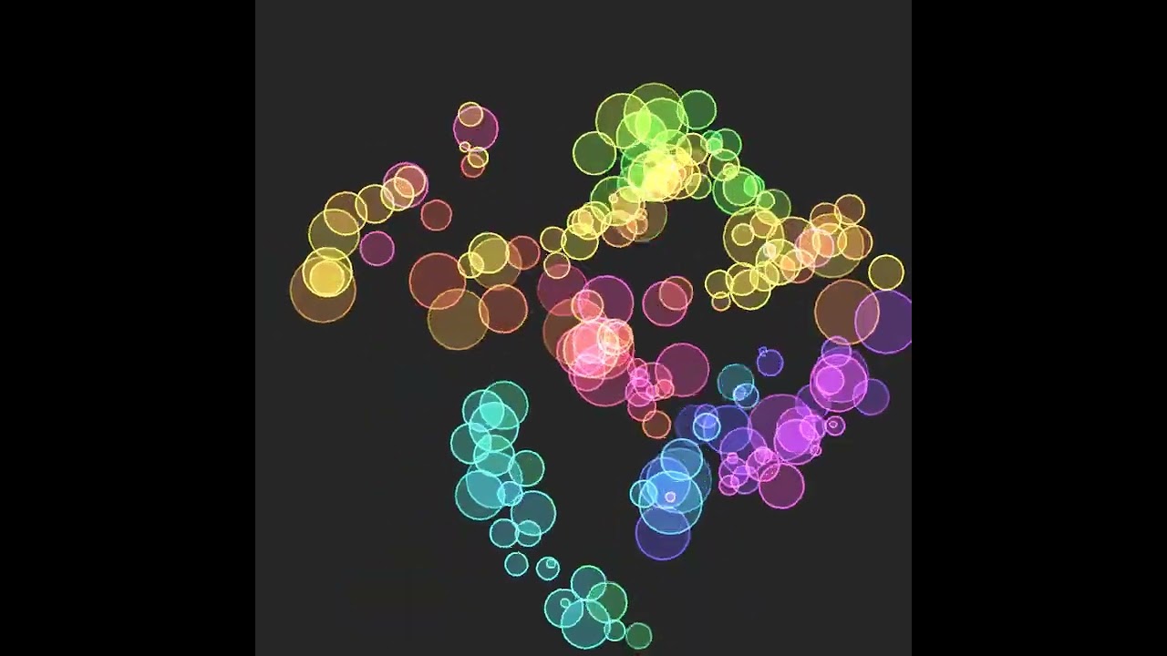 Rainbow rings. #openframeworks #art #programming #creativecoding