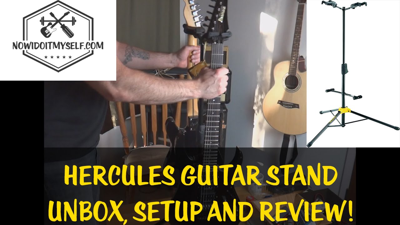 Hercules GS422B Plus стойка для двух гитар с автозахватом купить в ...