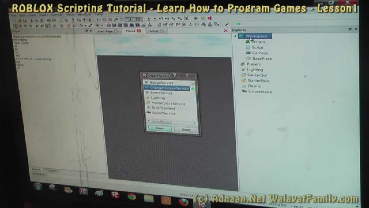 Roblox LUA Programming / Scripting Beginners Tutorial