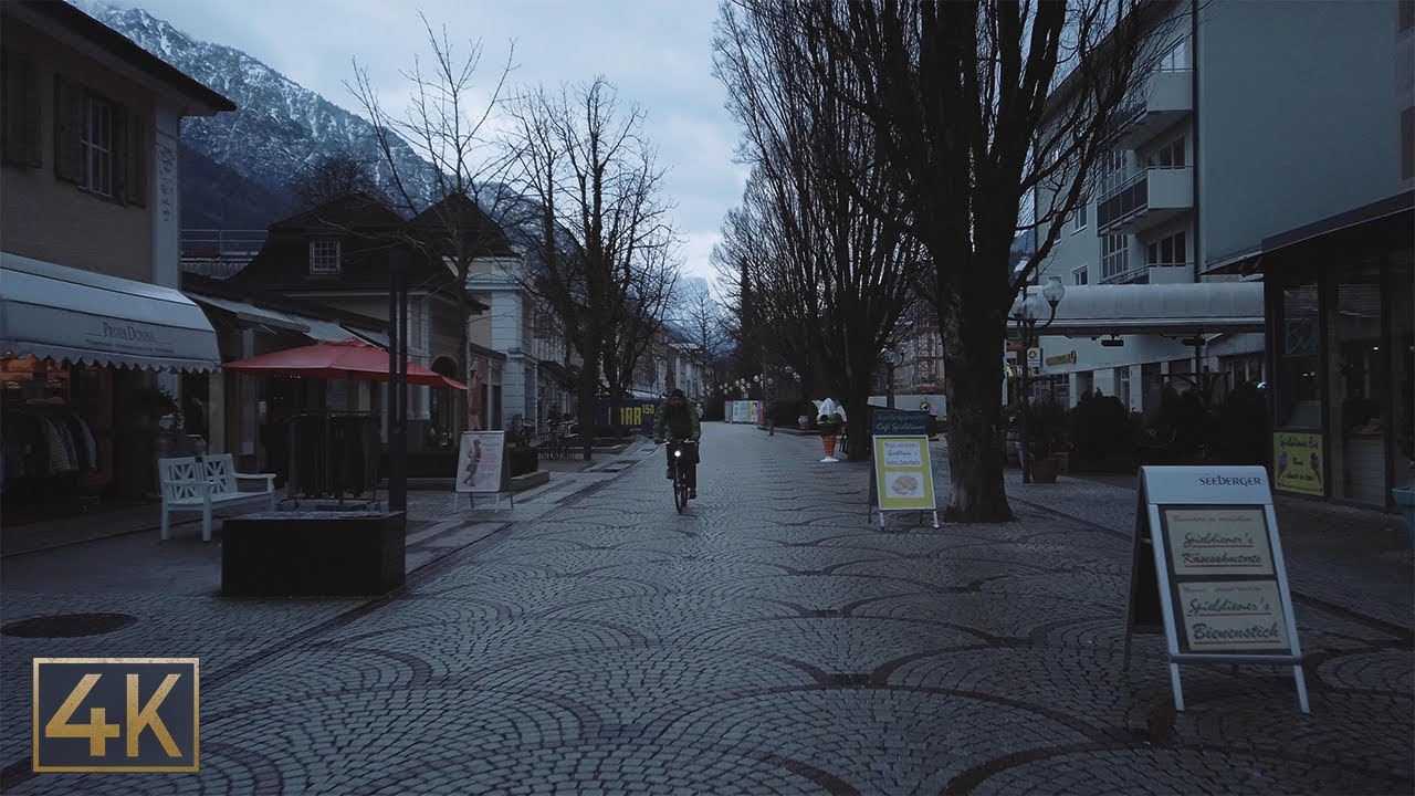 A Scenic Walk through Bad Reichenhall, Bavaria | Beautiful Alpine Town with Ambience Sounds | 4k