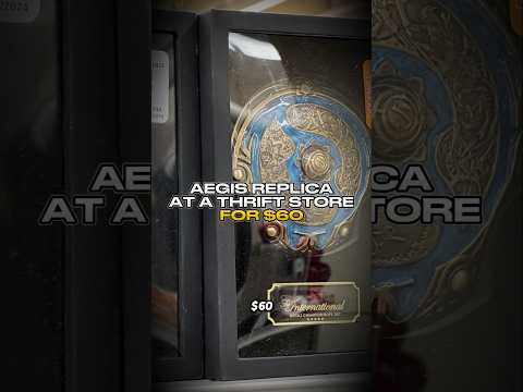 This Redditor found Dota 2's aegis replicas at a thrift store for $60 each #dota2 #gaming #esports