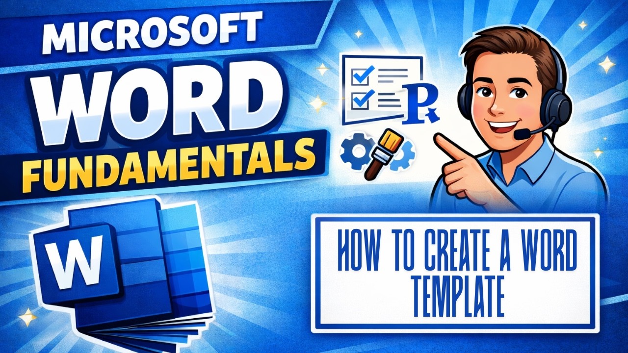 How to Create a Template in Microsoft Word (Beginner Tutorial) | Microsoft Word Fundamentals