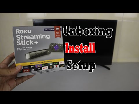 Unboxing Roku Streaming Stick Plus and First Setup