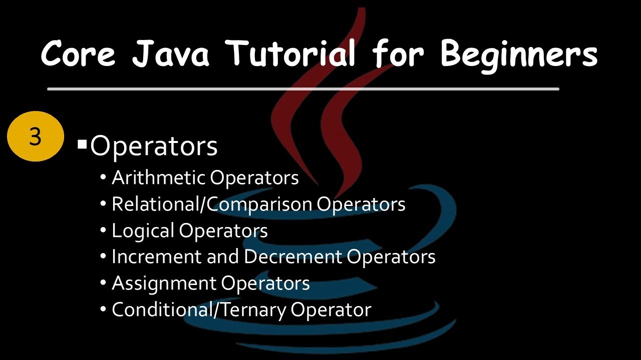 Master Java Operators | Arithmetic, Logical, Relational, & More Explained | Core Java For Beginners