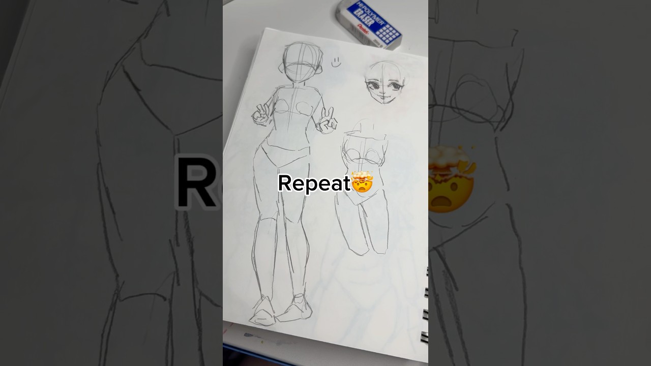 Body tut!! #youngartist #art #sketch #anatomy #sketchbook #tutorial #traditionalart #artist #fyp