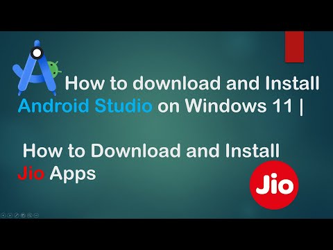 How to download and Install Android Studio on Windows 11 | How to Download and Install Jio Apps