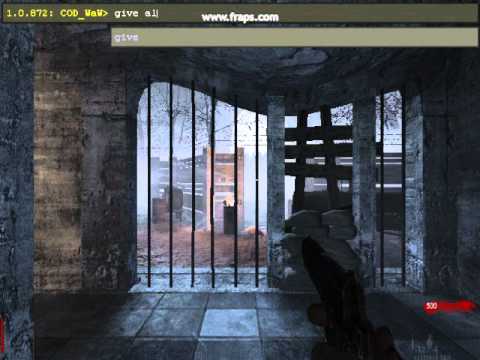 CoD WaW PC console commands