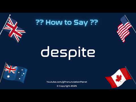 🚫🔽 How to Pronounce Despite? (CORRECTLY) | Pronunciation Planet