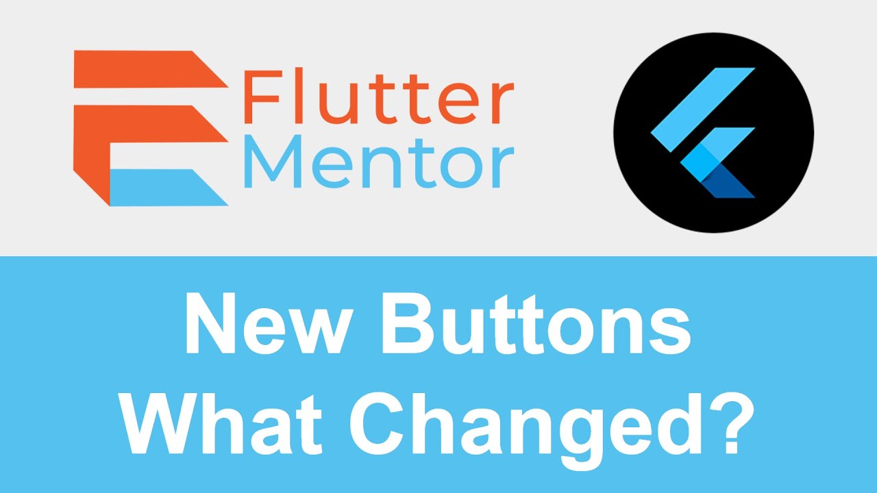 Flutter - Differences Of The New Buttons? (ElevatedButton/TextButton/OutlinedButton)