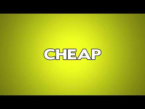 Cheap Meaning | AV Dictionary